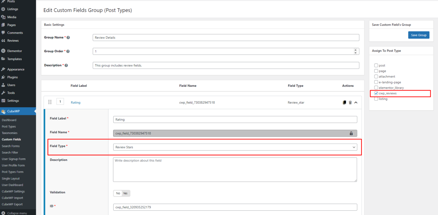 How to create a Review Form? – support.cubewp.com