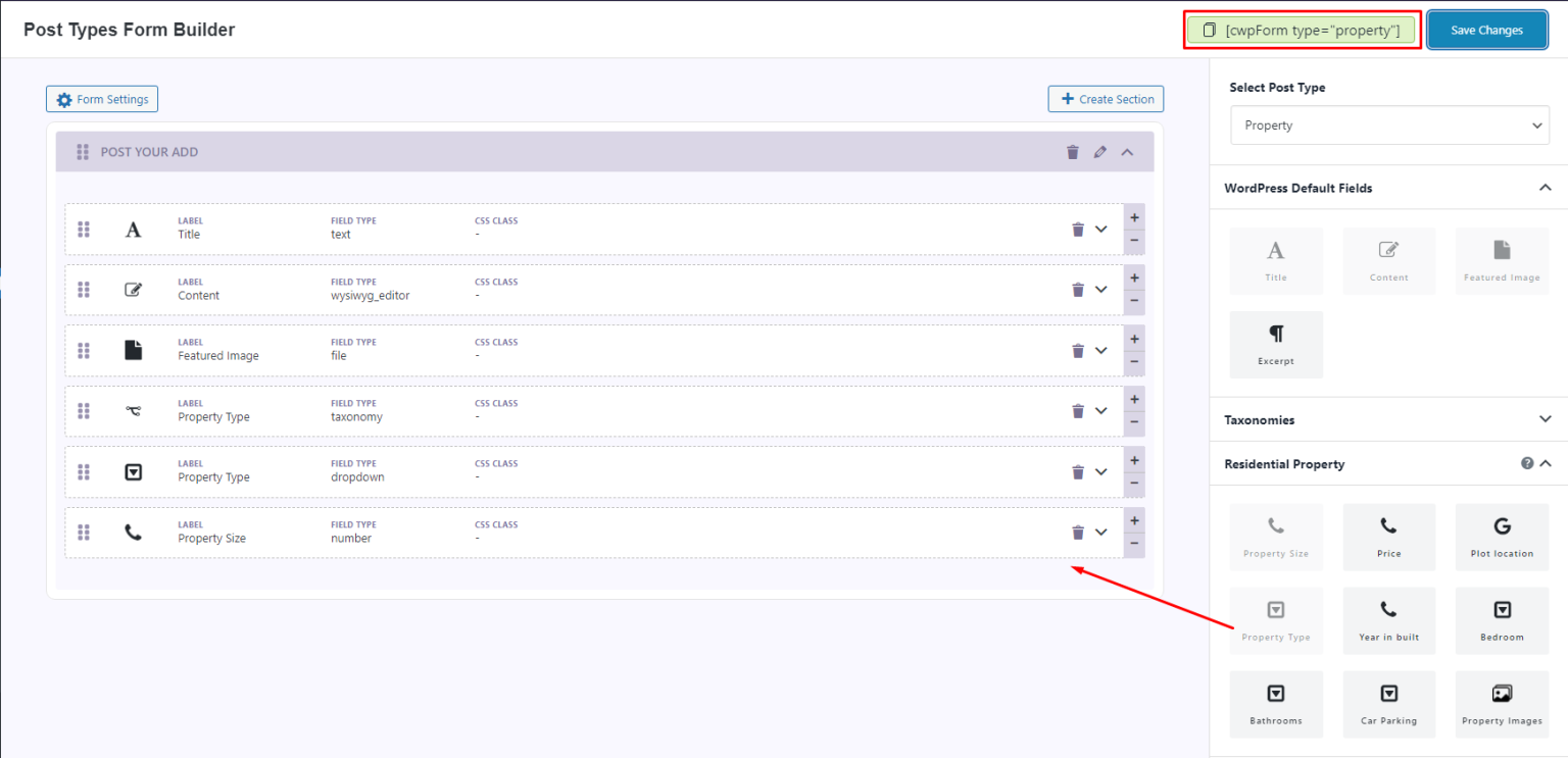 Post Types Form Builder – support.cubewp.com