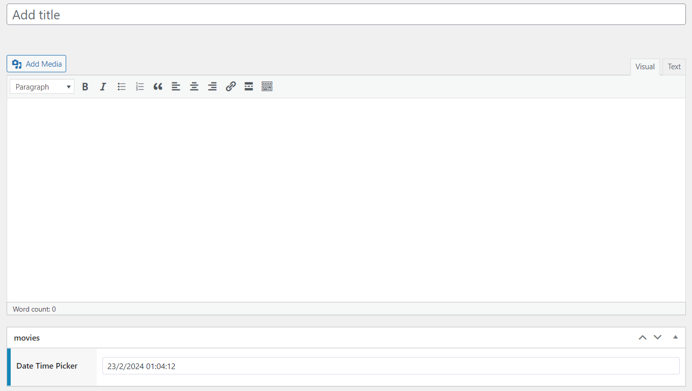 Date Time Picker – support.cubewp.com