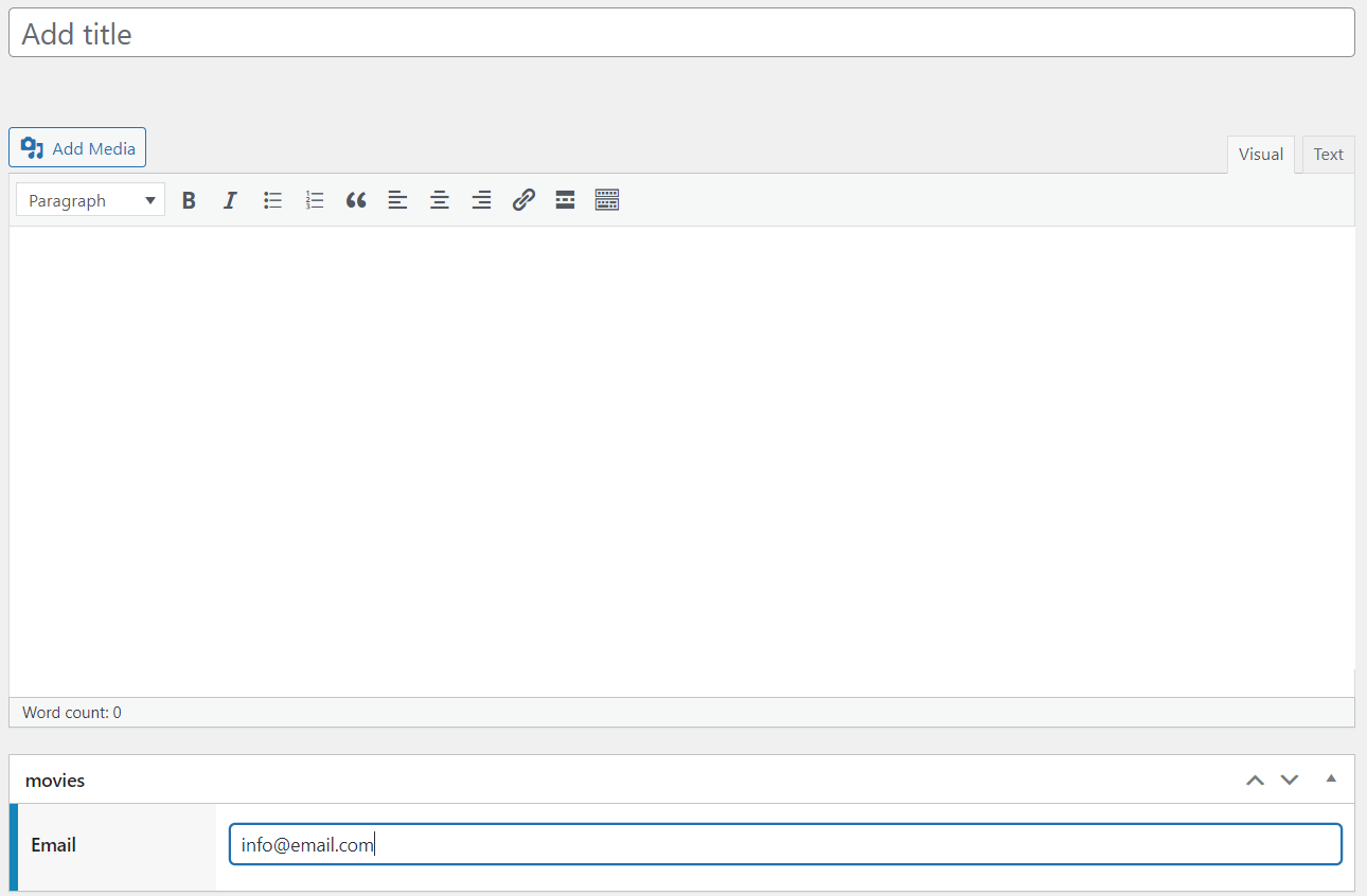 Email – support.cubewp.com