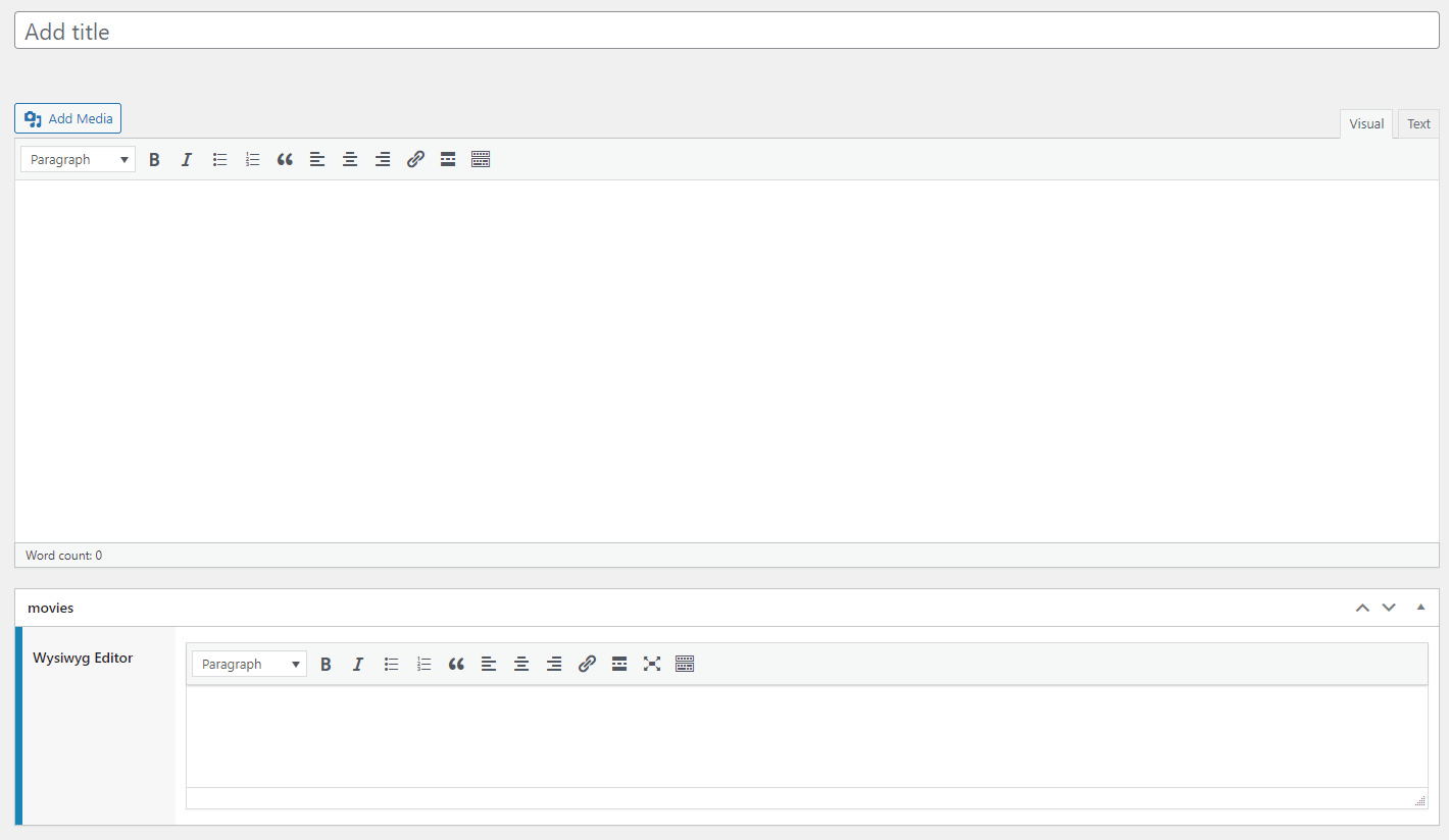 Wysiwyg Editor – support.cubewp.com